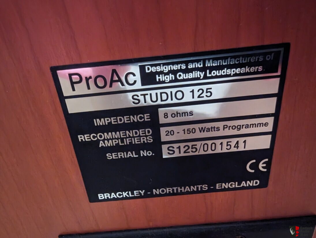 ProAc Studio 125 Speakers Photo #4555603 - Canuck Audio Mart