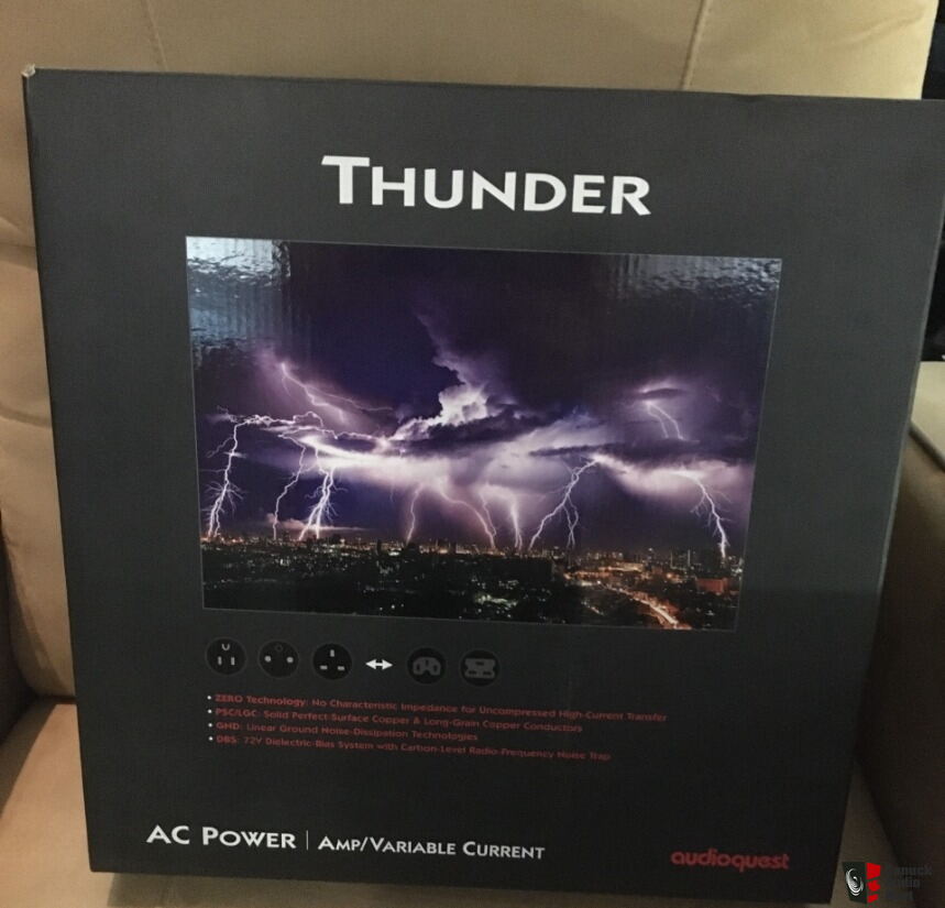 Audioquest 1M Thunder AC Power Cord(used) Dealer Ad - US Audio Mart