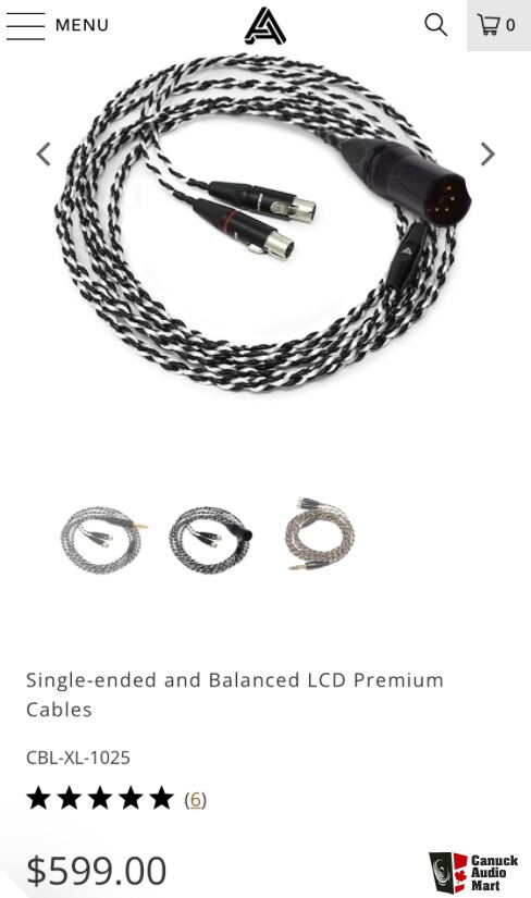 Audeze LCD XC with Premium Audeze LCD Balanced cable For Sale - US ...