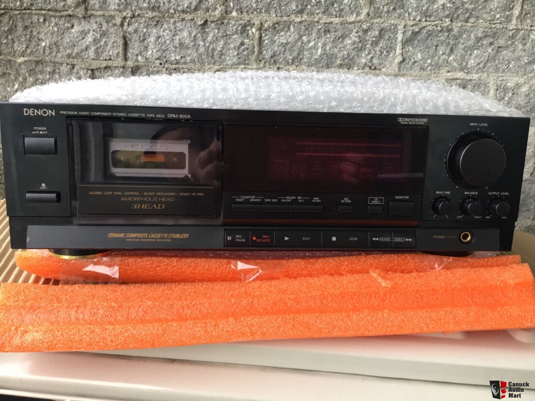 Denon drm-800A cassette deck Photo #4558517 - Canuck Audio Mart