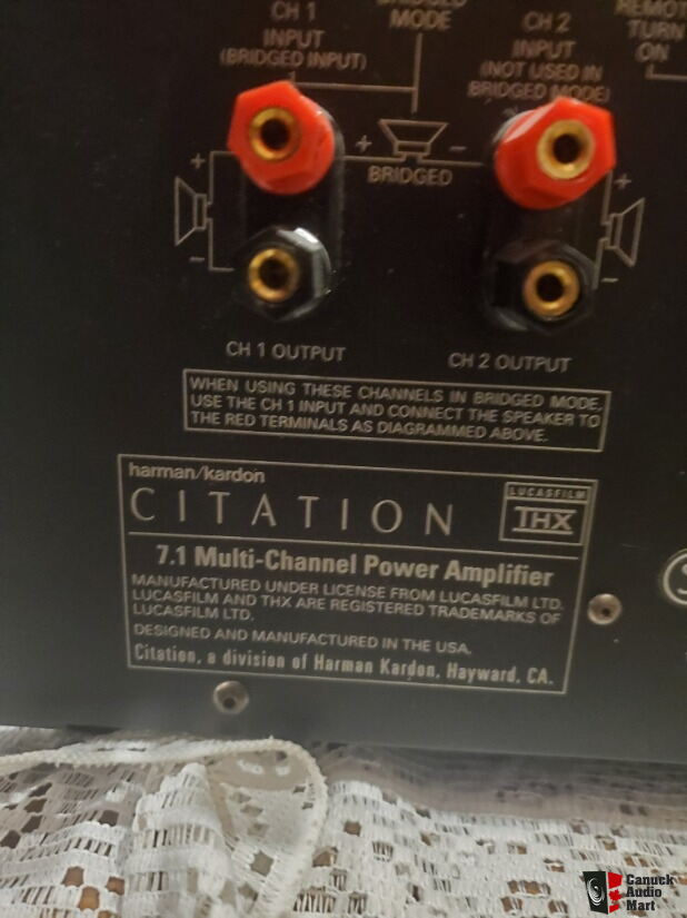Harman Kardon Citation 7.1 amp Photo #4558879 - Canuck Audio Mart
