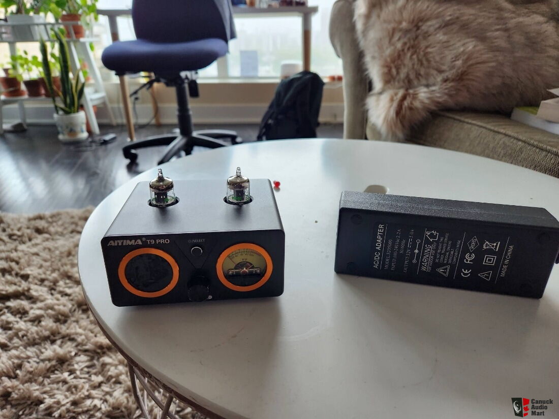 AIYIMA T9 PRO 2 200W Bluetooth Tube Amplifier 2.0 Channel Vacuum w/VU ...
