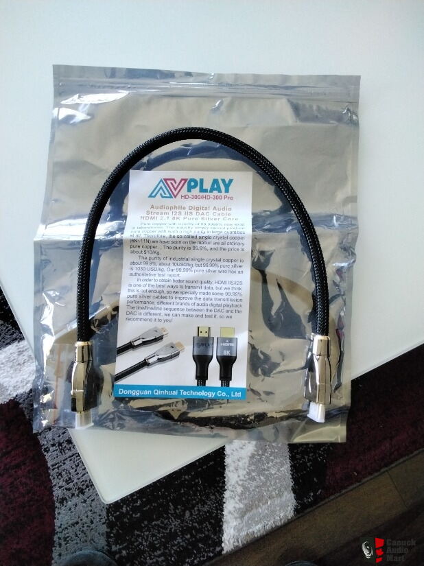 AV play HD-300 i2s/hdm cable, can be used on DACs with adjustable i2s ...
