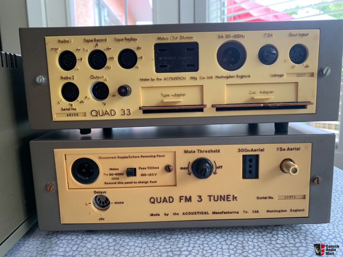 QUAD 303,33,FM3 combo Photo #4564556 - Canuck Audio Mart