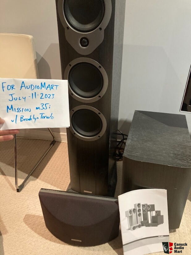 Mission M35i HOME AUDIO SET - 2 Floor Standing Towers, 2 Rear Speakers ...