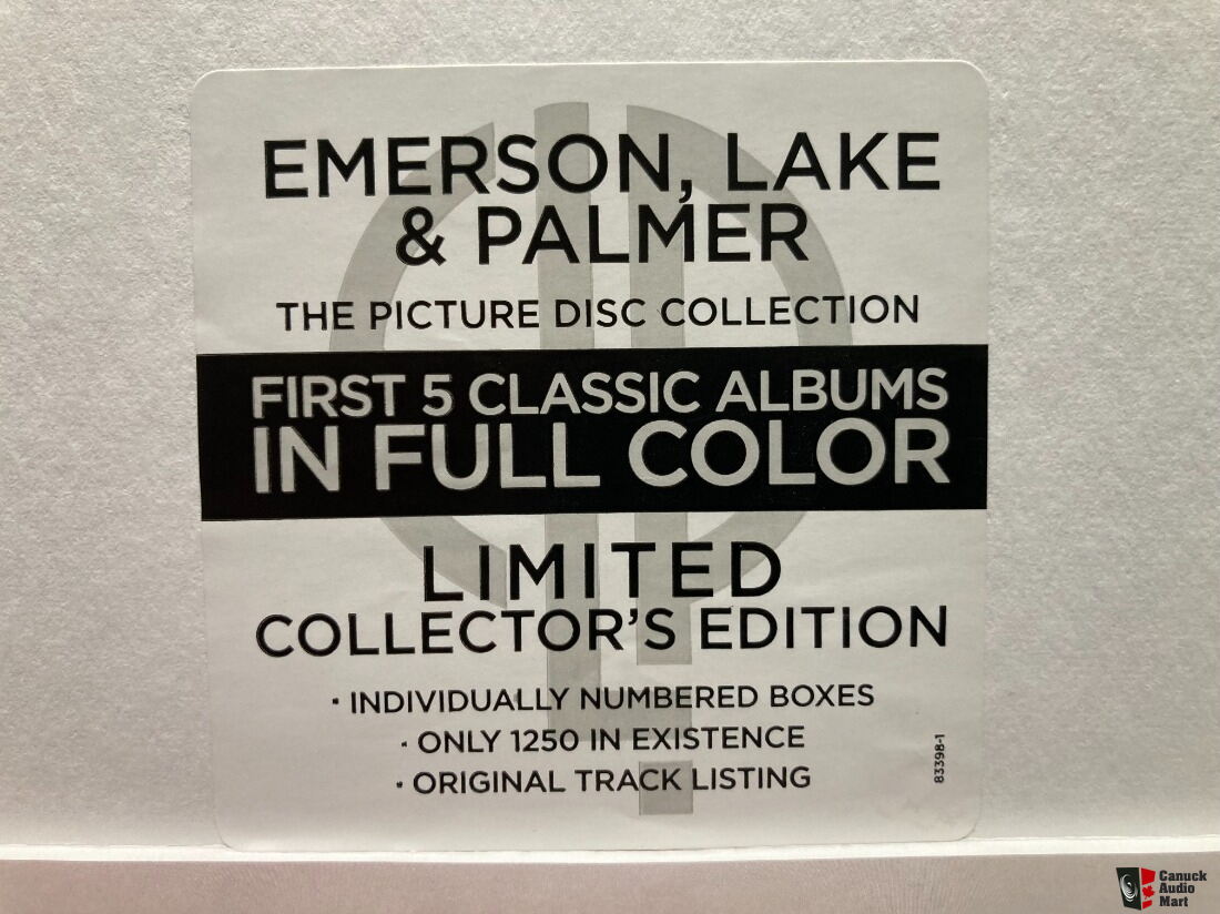 Emerson, Lake & Palmer - The First Five LP's on Picture Disc Collection ...