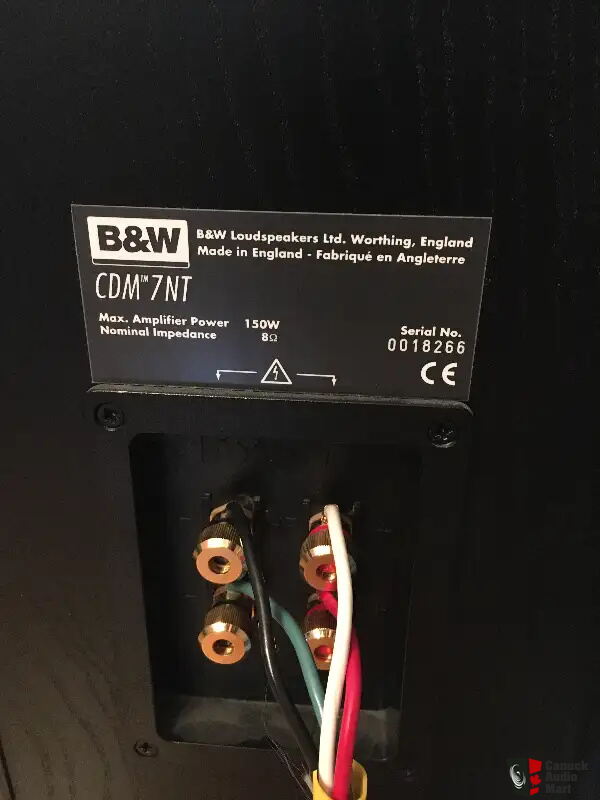 B&W CDM 7NT Speakers Photo #4571468 - Canuck Audio Mart