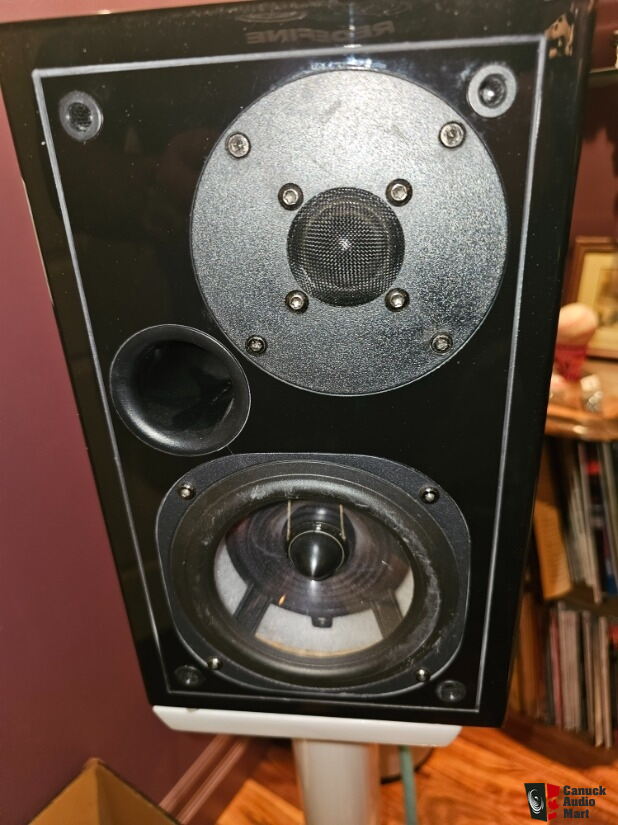 Usher S-520 Bookshelf Speakers in Gloss black - Excellent Sound! Photo ...