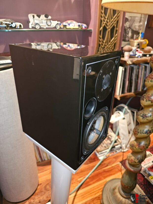 Usher S-520 Bookshelf Speakers in Gloss black - Excellent Sound! Photo ...