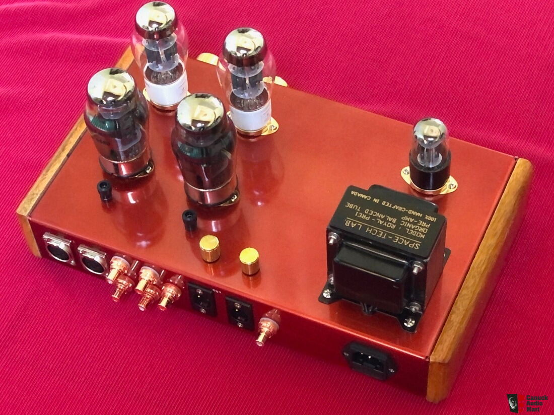 Space-Tech Lab. Royal-Pre1 Organic balanced tube pre-amp with tube ...
