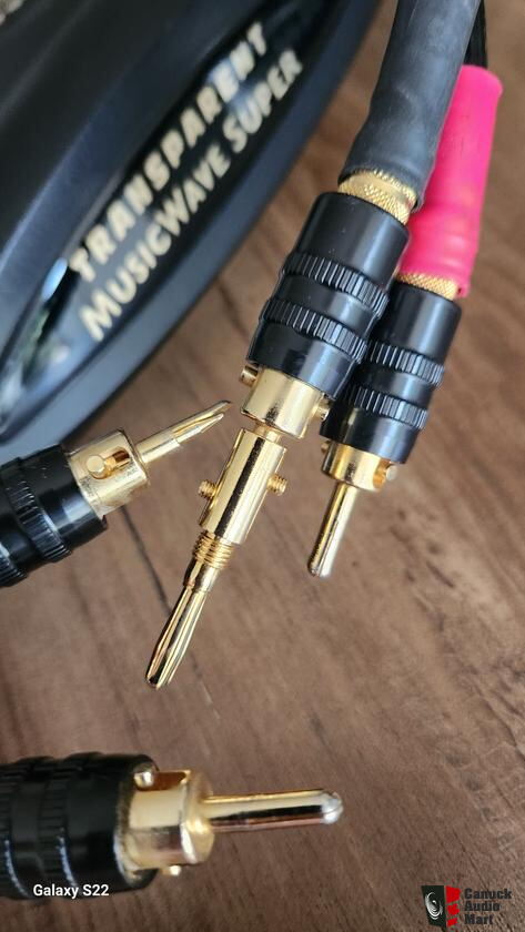 Transparent Super speaker cables 8feet Photo #4573113 - US Audio Mart