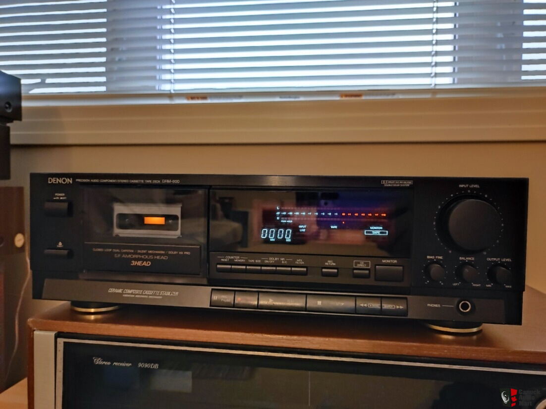 Denon DRM-800 3 Head Dual Capstan Cassette Deck For Sale - Canuck Audio ...