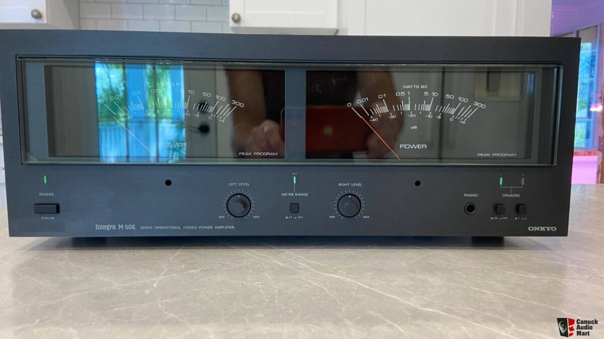 Onkyo Integra M-506 M-5060 POWER Amp,,PERFECT WORKING,nice. 120 volts ...