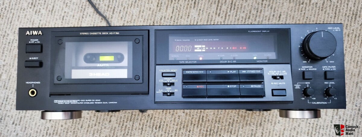 AIWA AD-F780 3 Head Dual Capstan Cassette Deck Photo #4576063 - Canuck ...