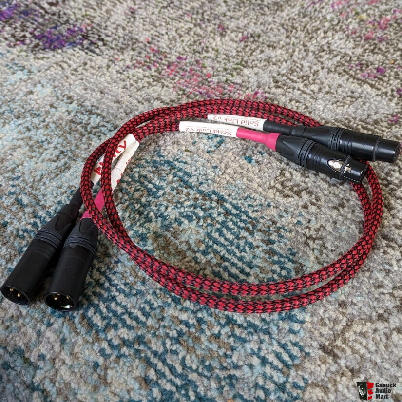 Unity Audio Solid Link v2 XLR cables, 2 ft pair Photo #4576408 - Canuck ...
