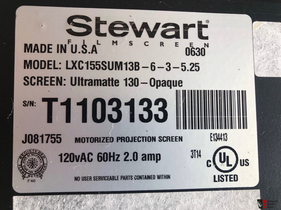 Stewart screen Photo #4579195 - Canuck Audio Mart