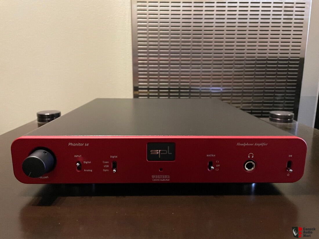 SPL PHONITOR SE Headphone Amplifier + DAC (RED) Photo #4579325 - Canuck ...