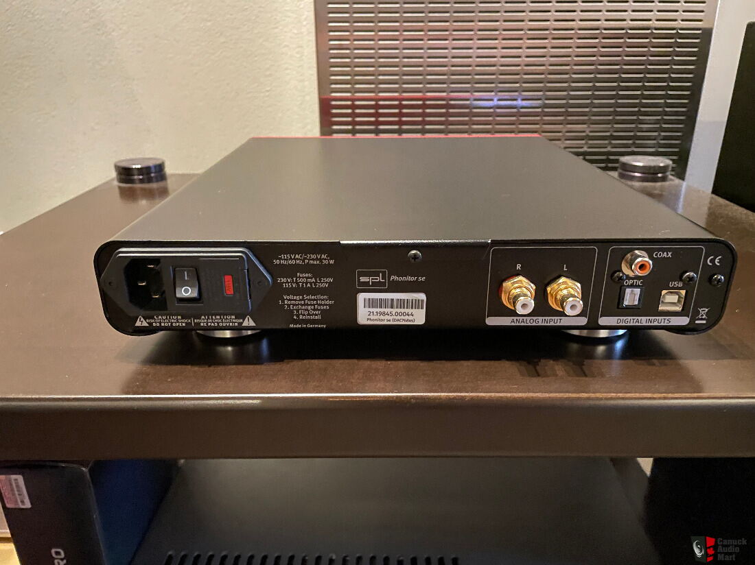 SPL PHONITOR SE Headphone Amplifier + DAC (RED) Photo #4579326 - Canuck ...