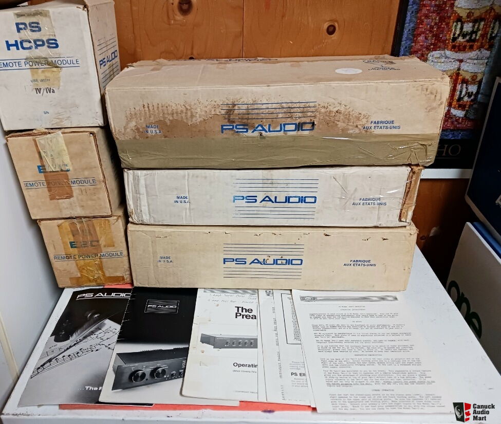 Vintage PS Audio PS Audio IV Stereo Pre Amp PS Audio Two C Plus ...