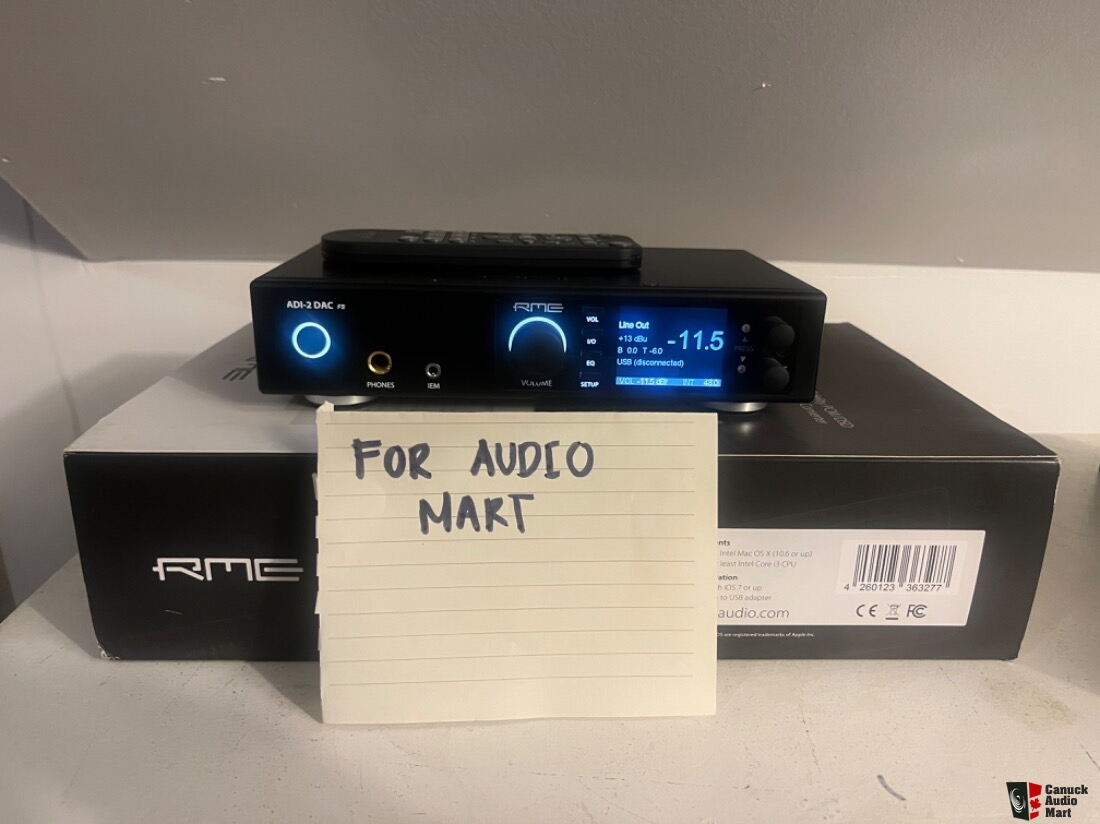 Rme adi dac 2 fs headphone preamp amp woth original box Photo #4582306 ...