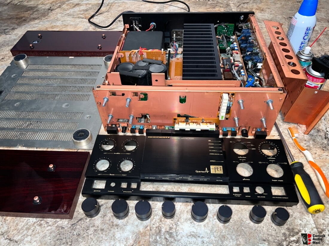 1986 Marantz PM-84D ultra hifi integrated amp with copper body ...