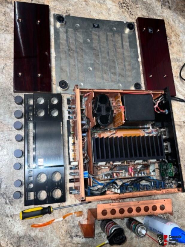 1986 Marantz PM-84D ultra hifi integrated amp with copper body ...
