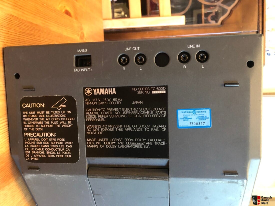 Yamaha TC800D Wedge Cassette Deck Photo #4590692 - US Audio Mart