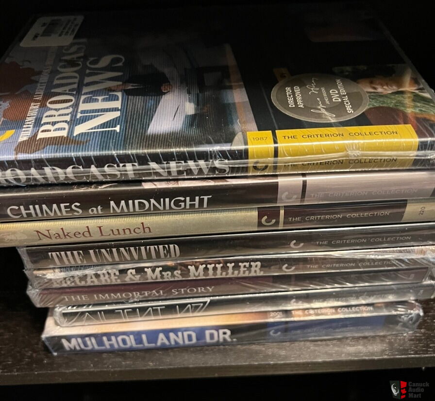 New Lower Price Criterion DVD's (sealed) For Sale - Canuck Audio Mart