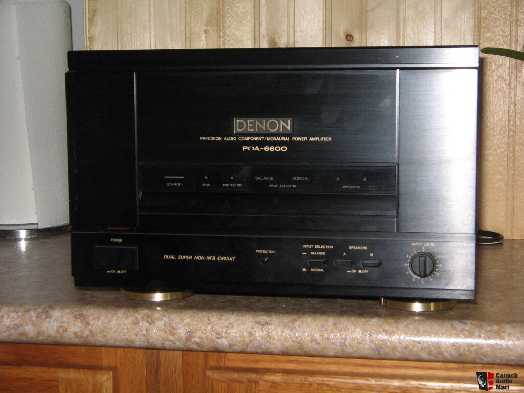 DENON POA 6600 MONO BLOCK AMP Photo #460242 - Canuck Audio Mart