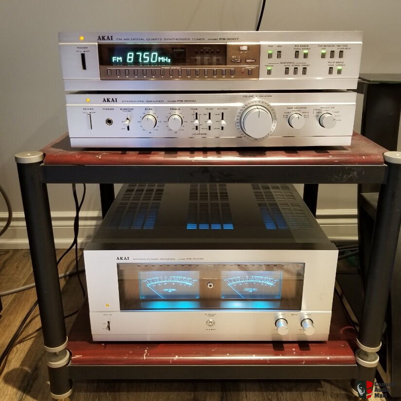 Complete Vintage Stereo Set AKAI PS-200M + PS-200C + PS200T Photo ...