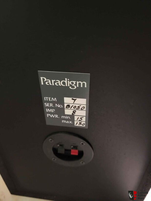 Paradigm Model 7 Loudspeakers (Speakers) Photo #4608744 - US Audio Mart