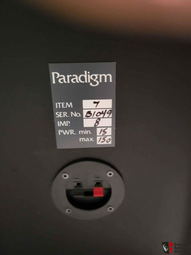 Paradigm Model 7 Loudspeakers (Speakers) Photo #4608744 - US Audio Mart