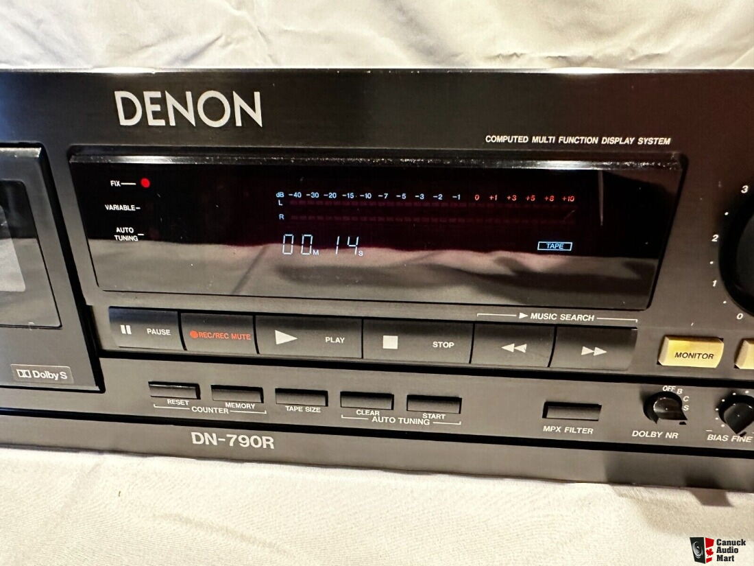 Denon - DN 790 Cassette Deck 3 Heads Dolby S For Sale - UK Audio Mart
