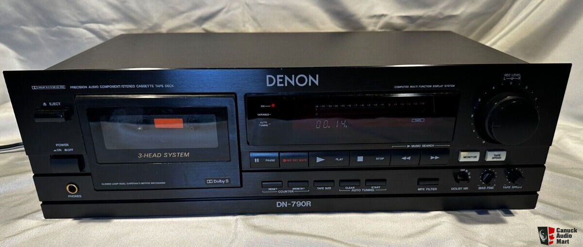 Denon - DN 790 Cassette Deck 3 Heads Dolby S Photo #4609973 - US Audio Mart