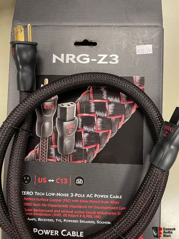Audioquest NRG Z3 AC Cable (1M); Mint Condition; Original Owner For ...