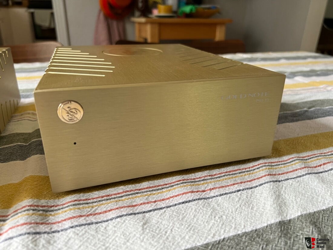 Gold Note PH-10 with PS-10 external PSU ***Gold color MINT Photo ...