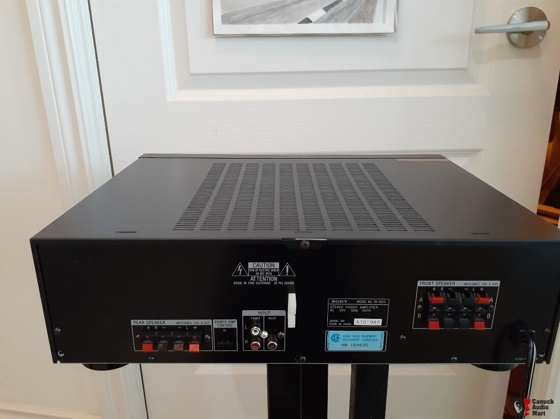 Excellent Sony Stereo Power Amplifier TA-N511 (Made in Japan) Photo ...