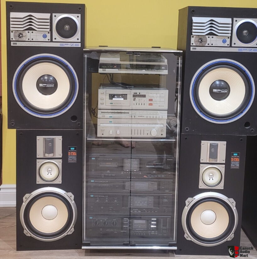 Entire Sansui Collection with original stand and 4 speakerss For Sale ...