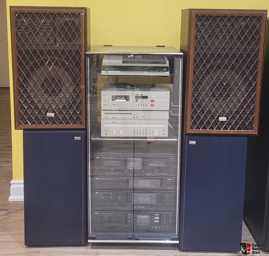 Entire Sansui Collection with original stand and 4 speakerss Photo ...