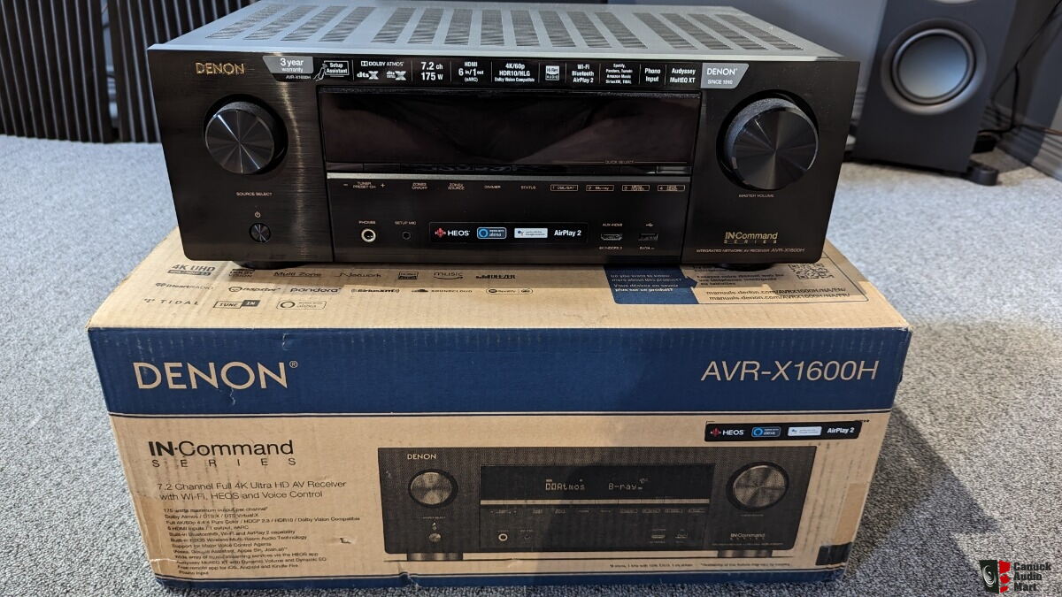 Denon AVR X1600H 7.2 Ch Receiver Photo #4617302 - Canuck Audio Mart