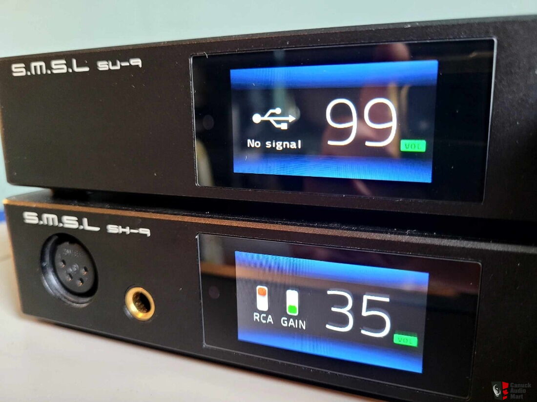 SMSL SH9 THX Amp+SMSL SU9 ES9038PRO DAC bundle -Very good condition ...