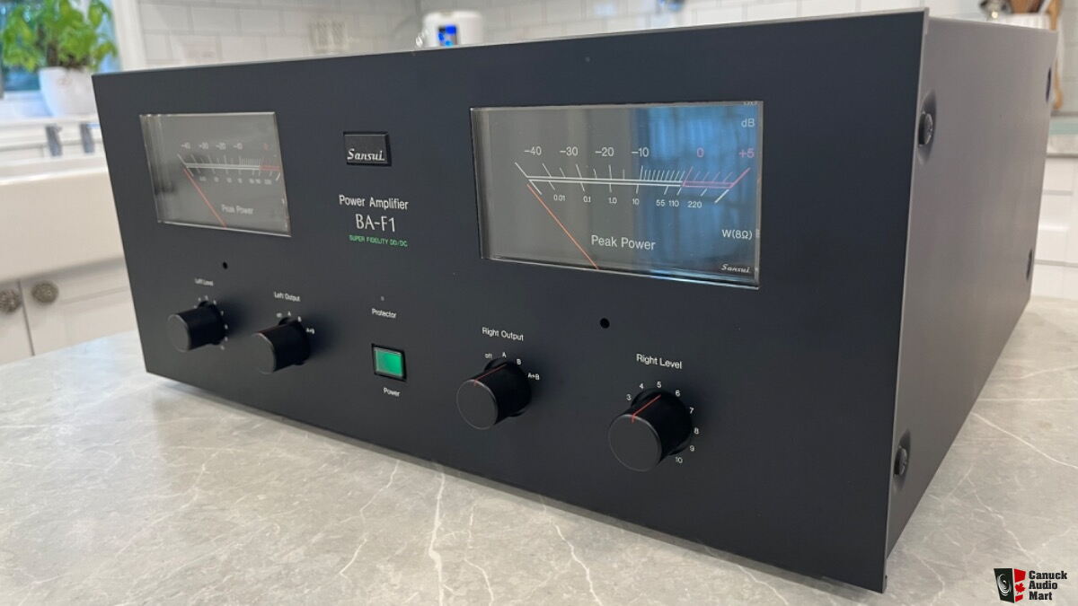 Sansui BA-F1 POWER Amplifier,very nice perfect working,,free canada ...
