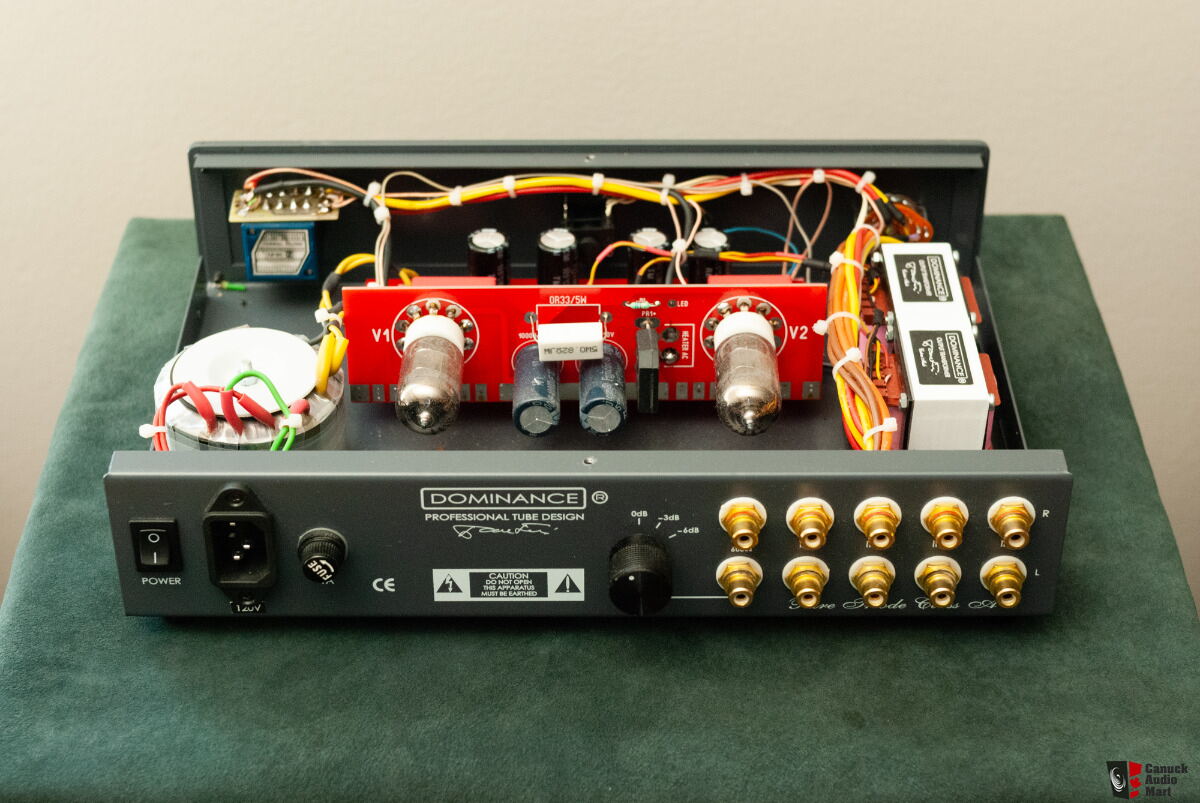 Single Ended Triode Class A Line Preamplifier Dominance Mk3 Photo ...