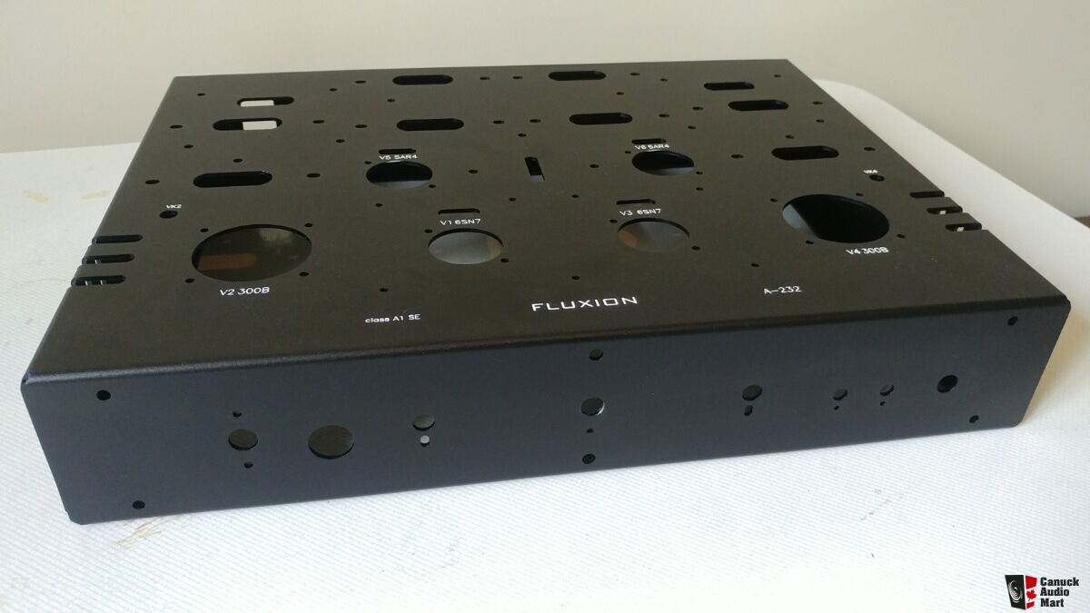 DIY 300B SE dual mono chassis ; front panel included