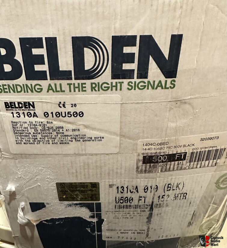 Excellent cable - Belden 1310A 14 AWG/4C Oxygen-free high-conductivity ...