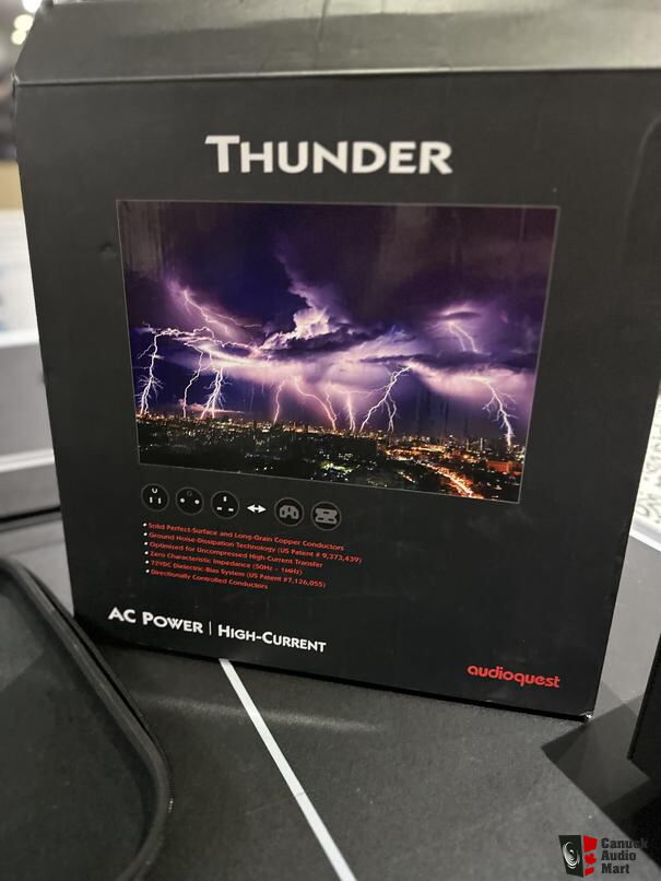 Barely Used 2M Audioquest 20 Amp THUNDER Storm Series For Sale - Canuck ...