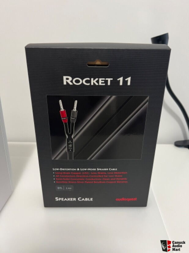 Audioquest Rocket 11 Banana 8 FT - LNIB Pristine For Sale - UK Audio Mart
