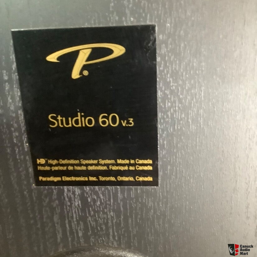 Paradigm Studio 60 v.3 Photo #4629769 - US Audio Mart