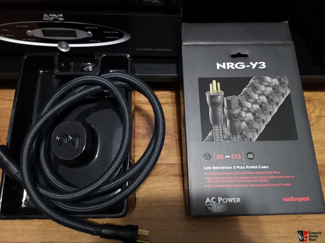 Audioquest NRG Y3 Power Cable For Sale - US Audio Mart