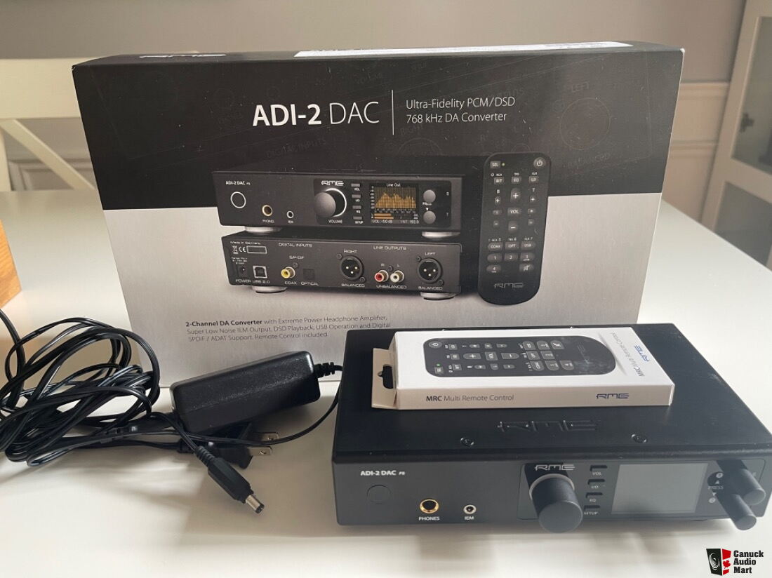 RME ADI 2 Fs DAC - Free Shipping For Sale - Canuck Audio Mart
